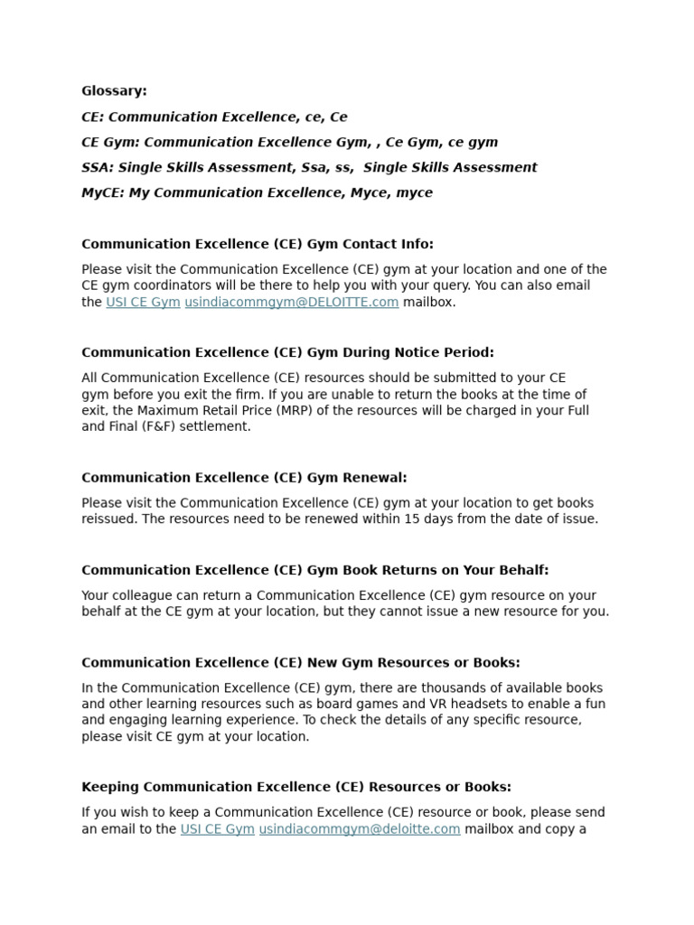 Communication Excellence Program Guide | PDF | Educational Technology