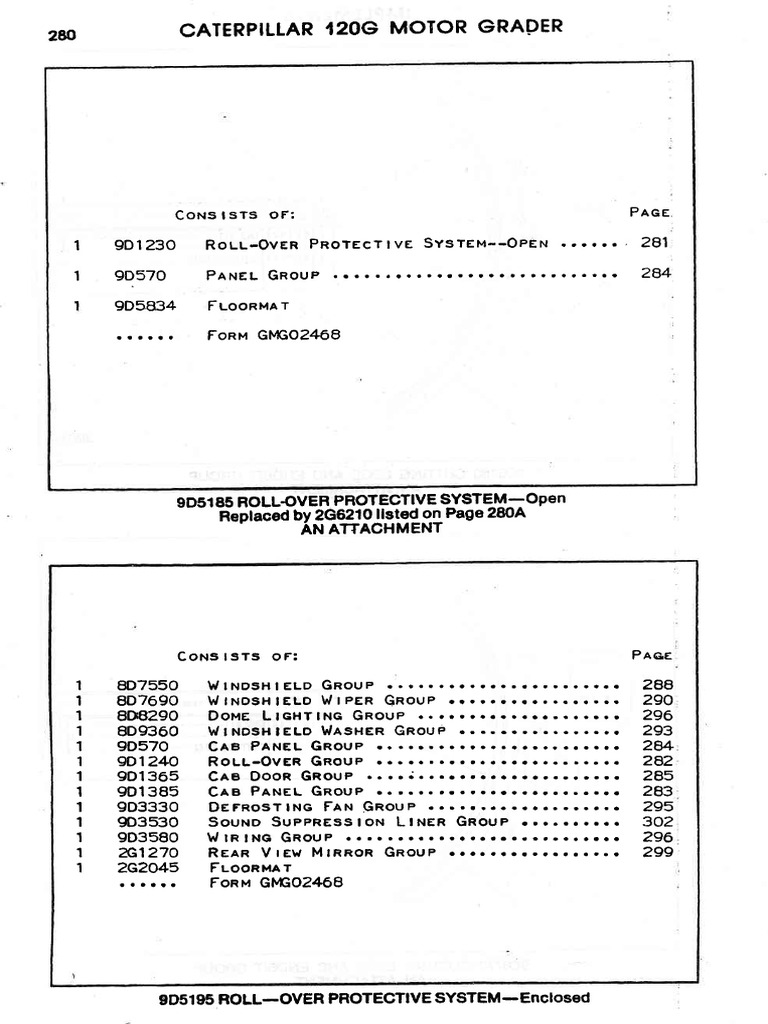 120G Caterpillar Motoniveladora Form Sebp 1045 | PDF