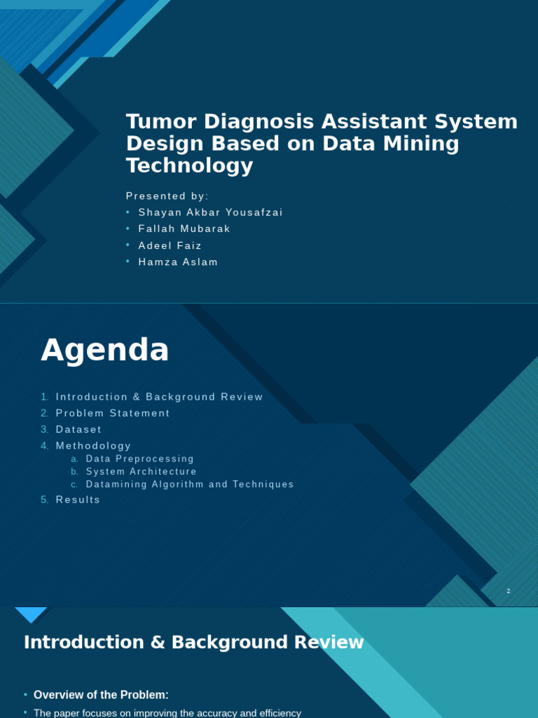Tumor Diagnosis Assistant System Design Overview | PDF | Receiver Operating Characteristic ...
