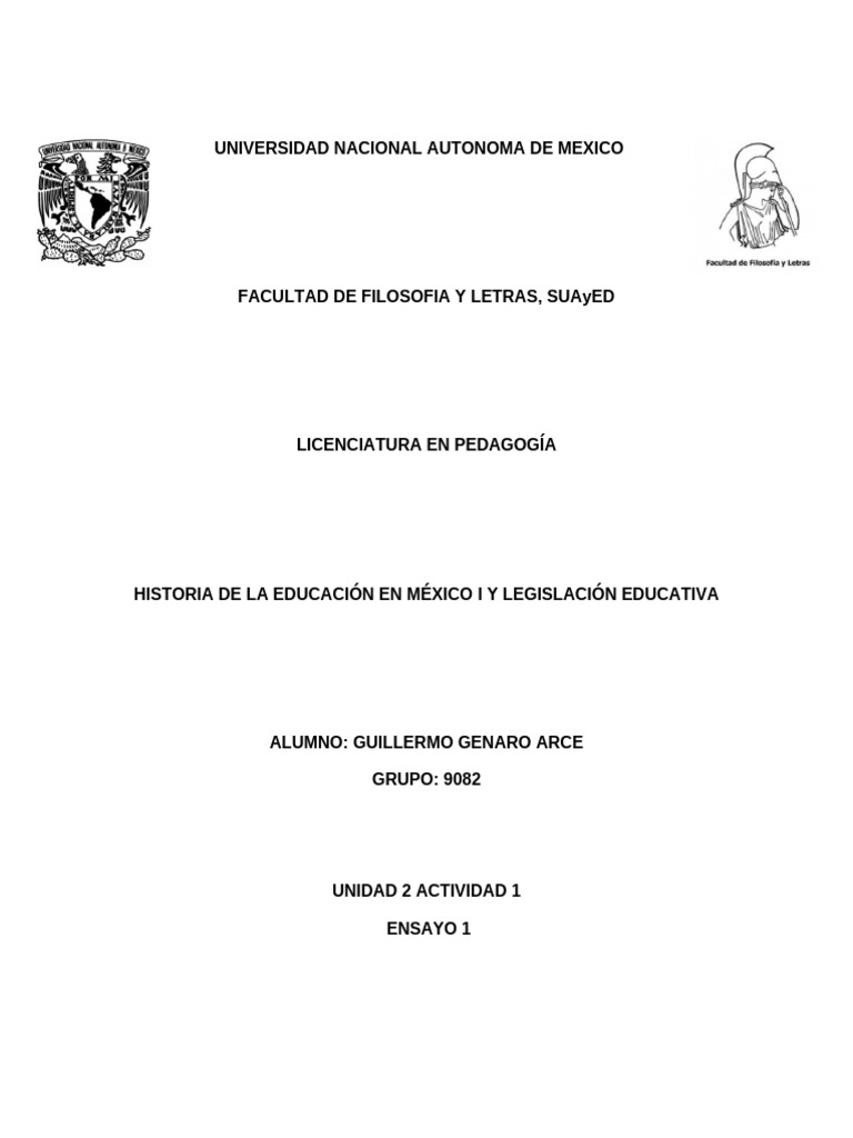 Act 1 U 2 | PDF | México