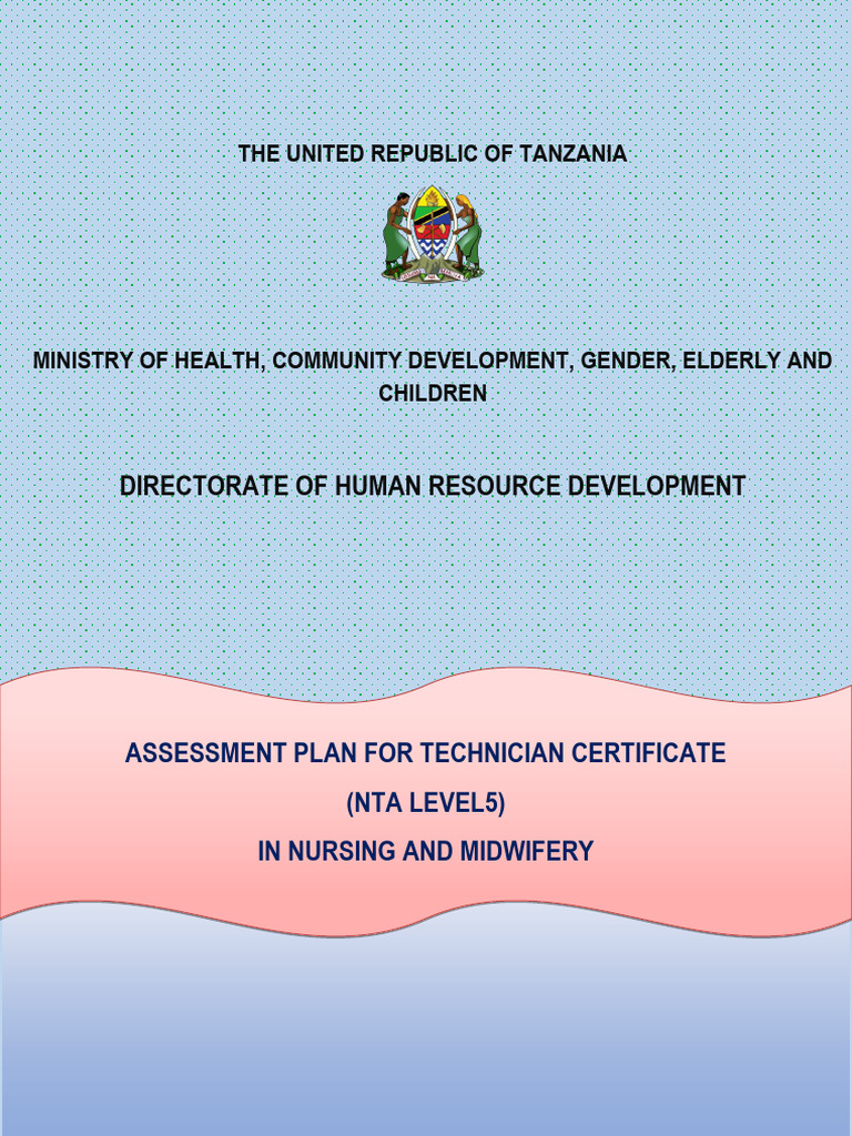 Assessment Plan For Nta Level 4 | PDF | Family Planning | Infertility