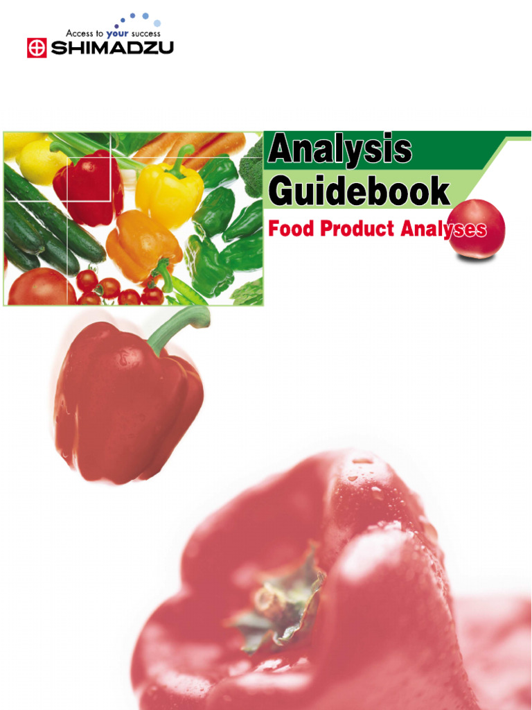 Food Analysis Guidebook | PDF | Gas Chromatography–Mass Spectrometry ...