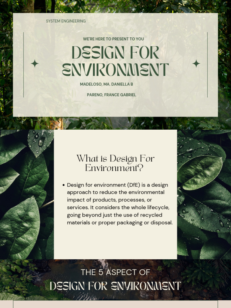 Design for Environment | PDF