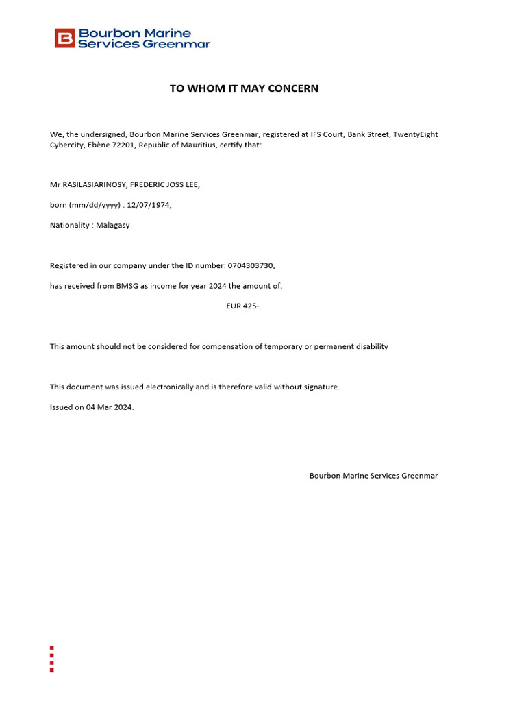 Tax Letter 24 | PDF