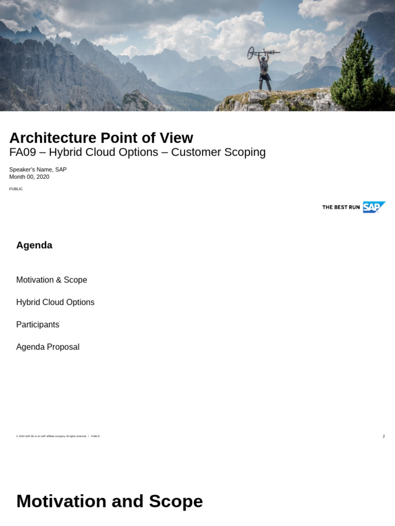 SAP Hybrid Cloud Options - Customizing Scoping | PDF | Cloud Computing | Platform As A Service