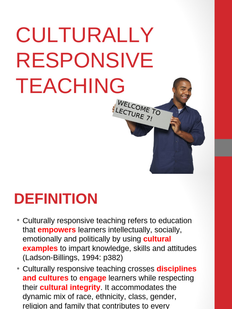 Culturally Responsive Teaching Strategies | PDF | Learning | Teachers