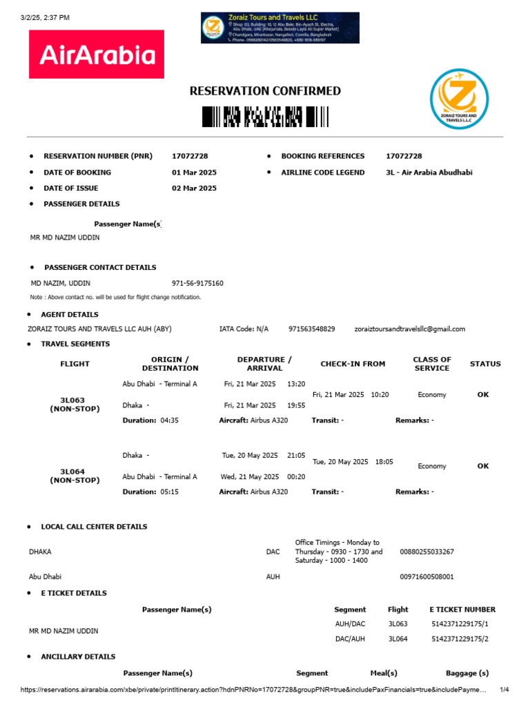 MD Nazim Uddin 21 Mar RT 20 May | PDF