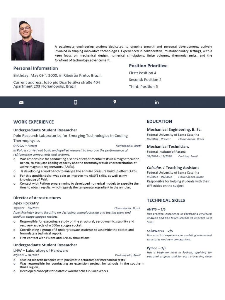 Rogério Sawaya Sucaria (UFSC) | PDF | Mechanical Engineering | Engineering