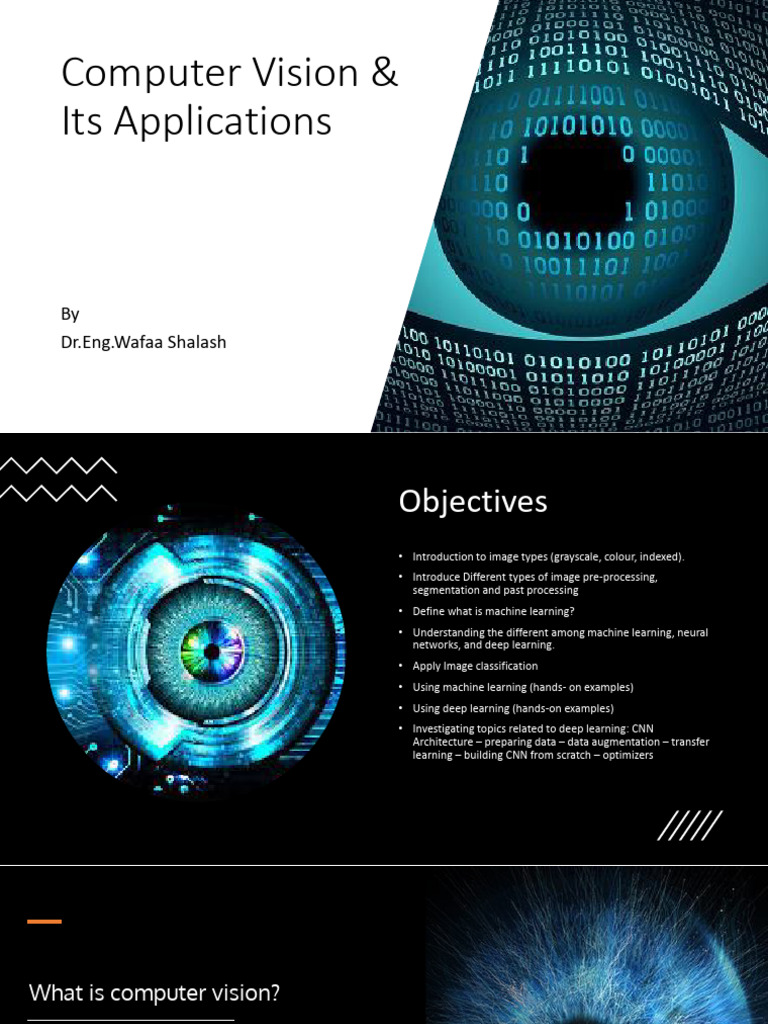 CV_Lecture_1-DD-Don | PDF | Computer Vision | Artificial Intelligence