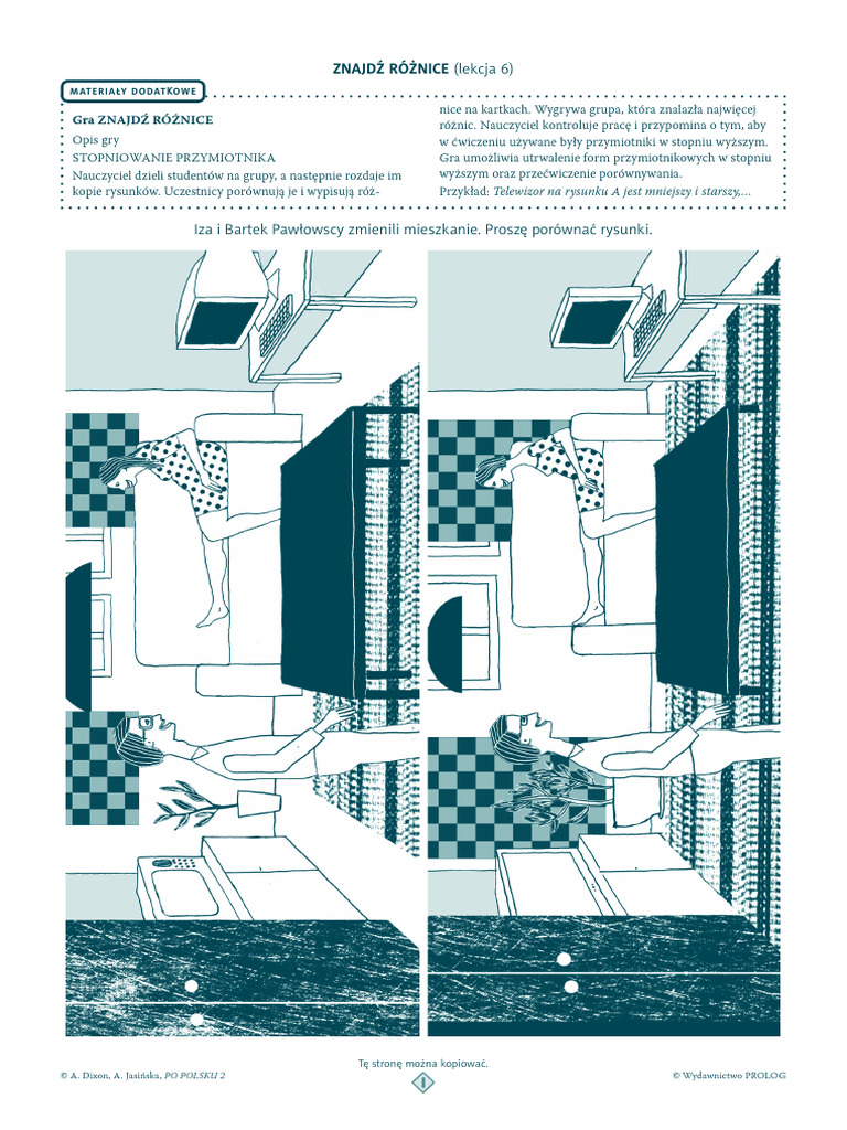 6 WYDAWNICTWO PROLOG Strefa Nauczyciela Znajdz Roznice | PDF