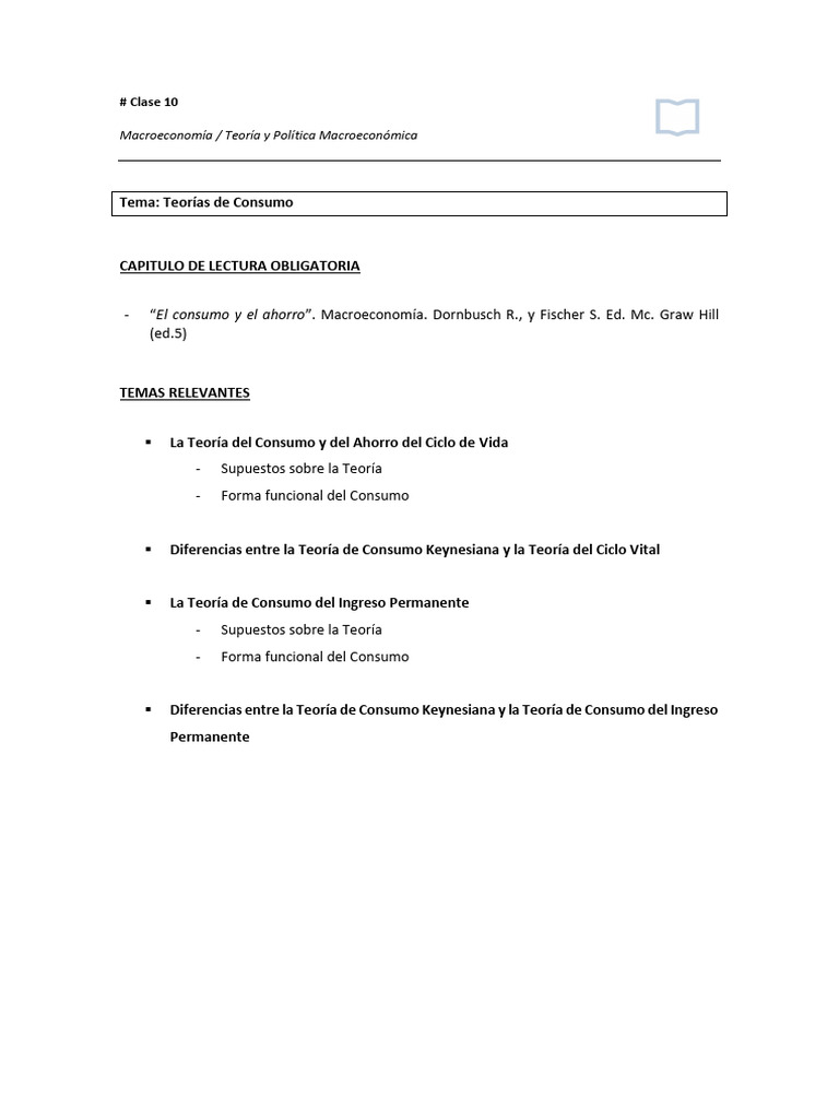 Hoja Guia - Clase 10 | PDF