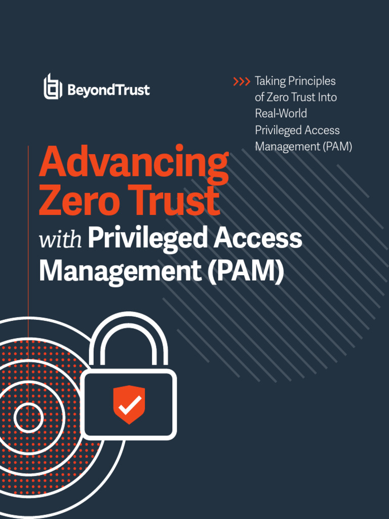 Advancing-Zero-Trust-with-PAM-Whitepaper (1) | PDF | Cloud Computing | Security