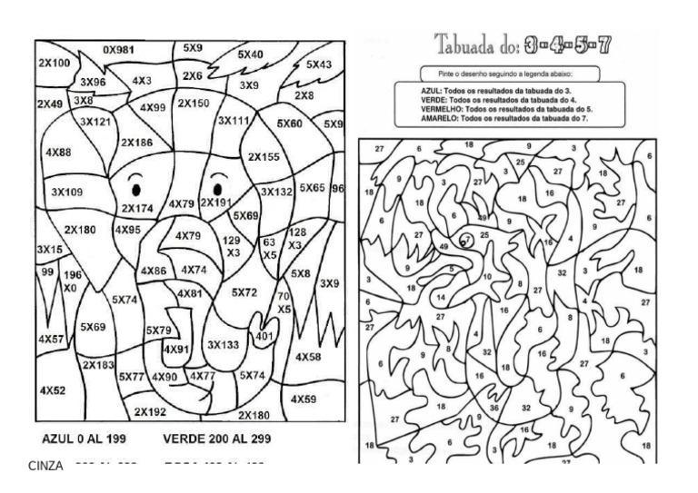 Matematica Colorir | PDF