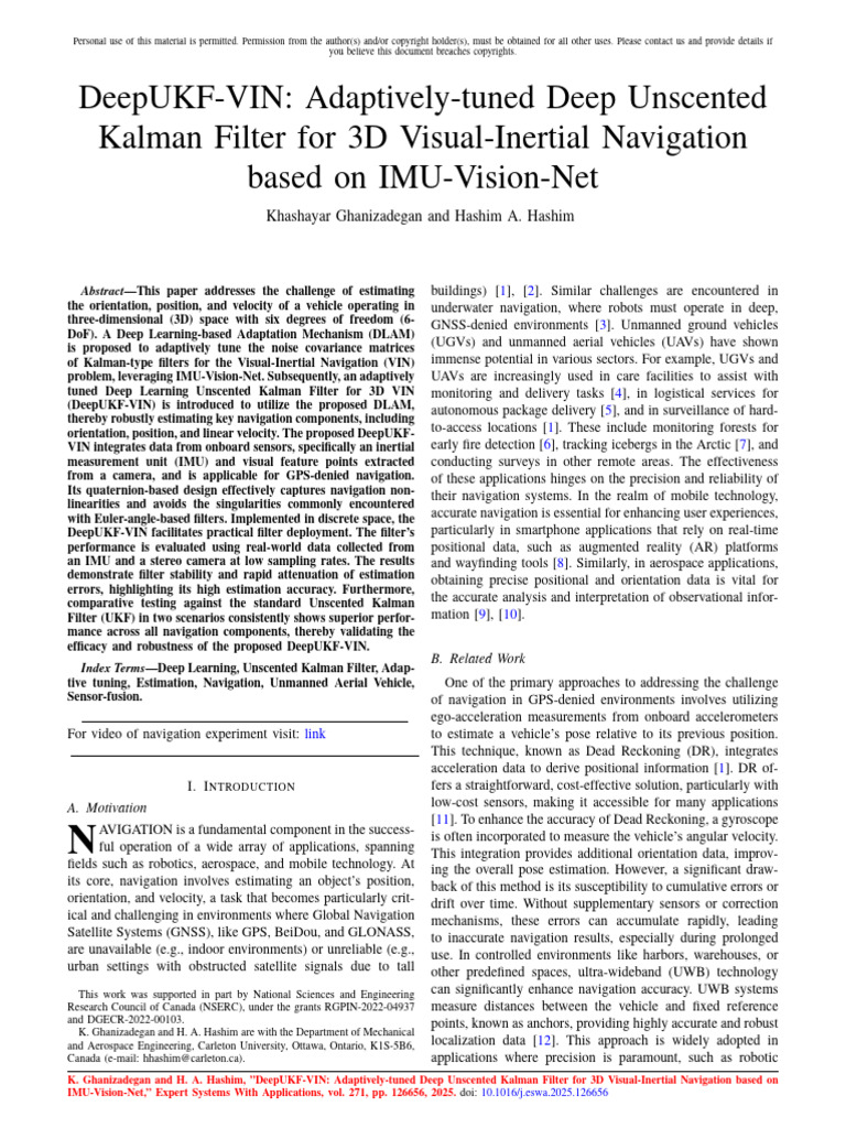 Deep Ukf | PDF | Kalman Filter