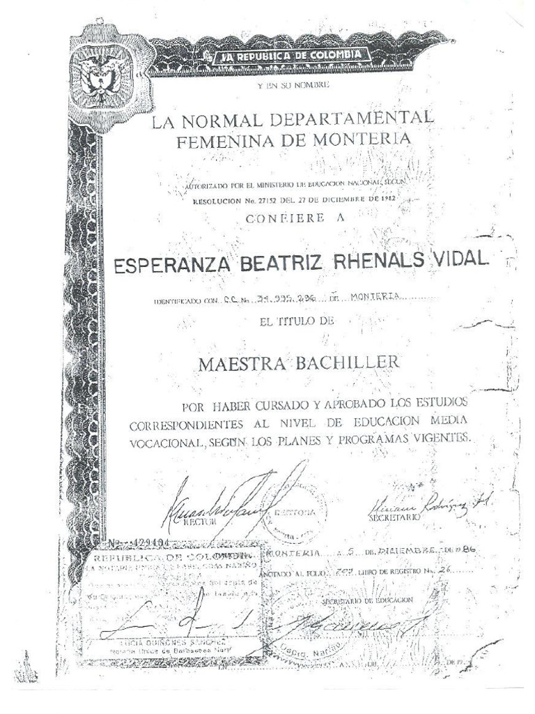 63. DIPLOMA BACHILLER | PDF