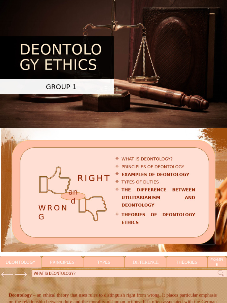 WHAT IS DEONTOLOGY ETHICS | PDF