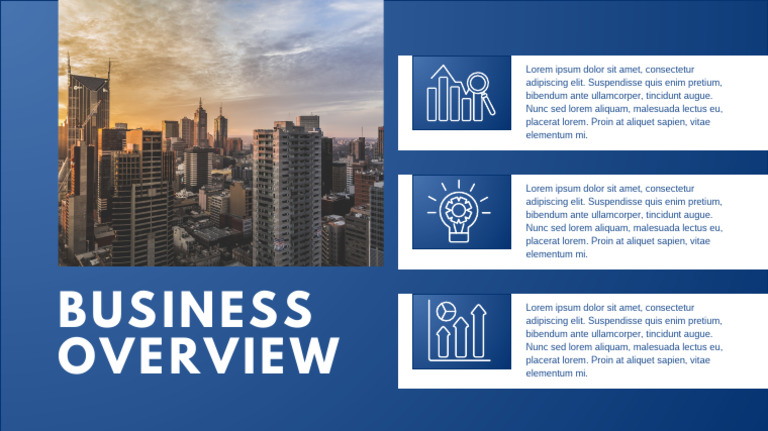 Blue and White Simple Business Plan Presentation | PDF