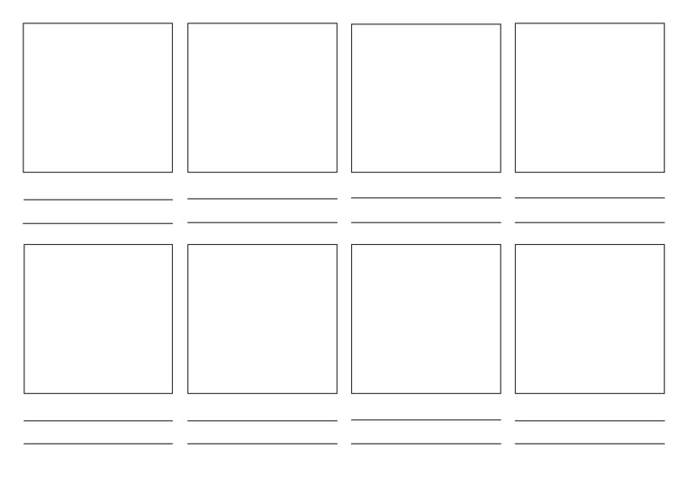 Storyboard Blank Square | PDF