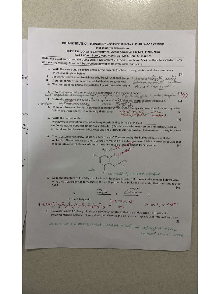 Oc4 midsem soln 2024 | PDF