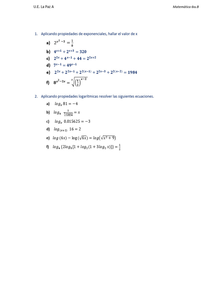 Prac Exp Loga 2025 | PDF