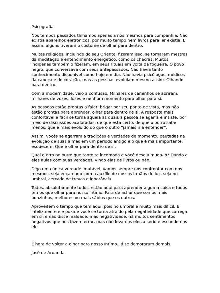 José de Aruanda 01 | PDF