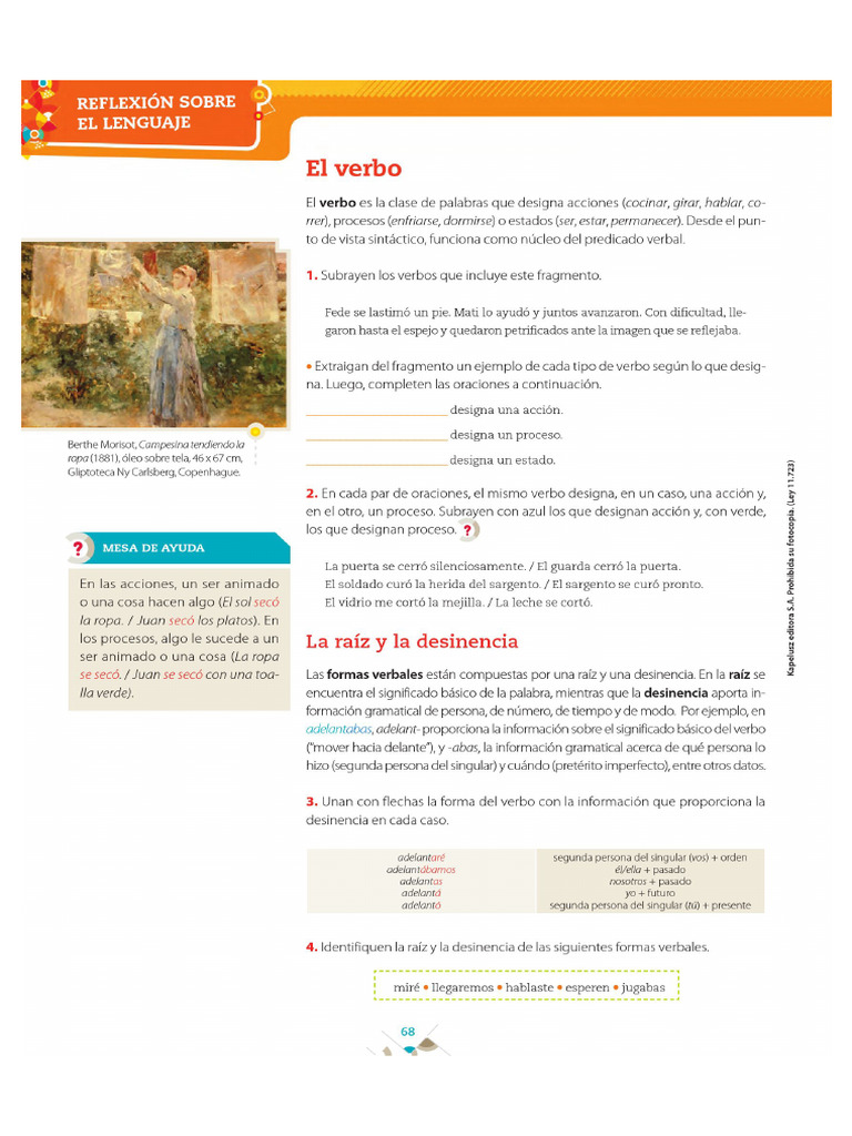 El Verbo Teoría | PDF
