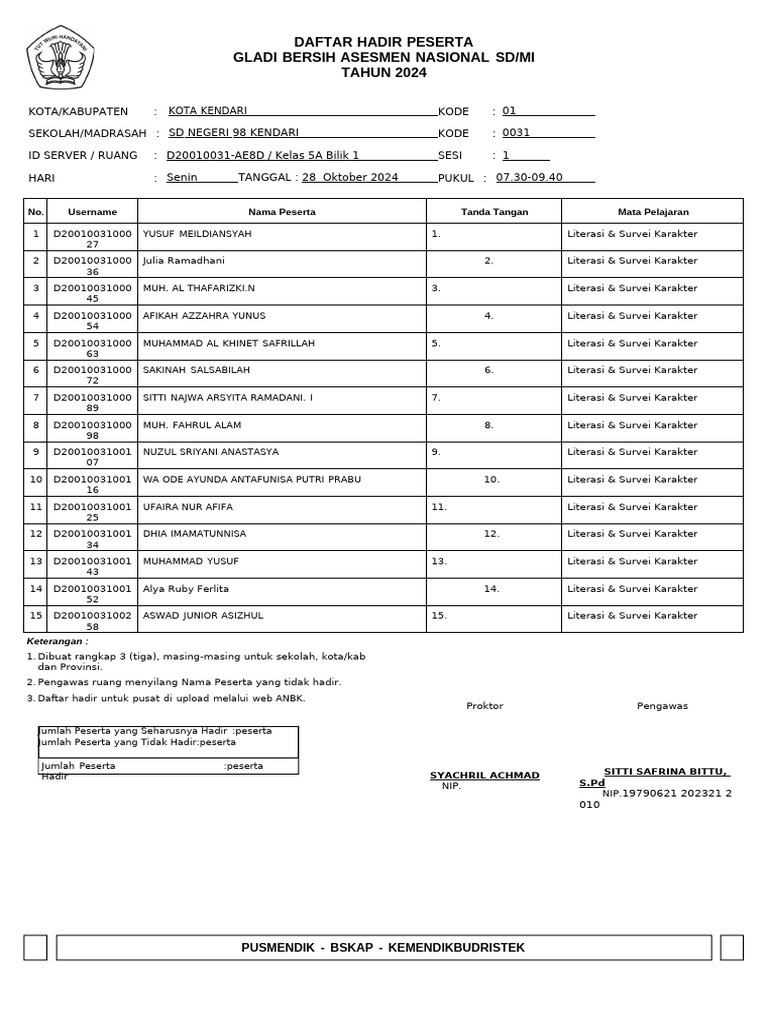 Apsen Anbk 2024 | PDF