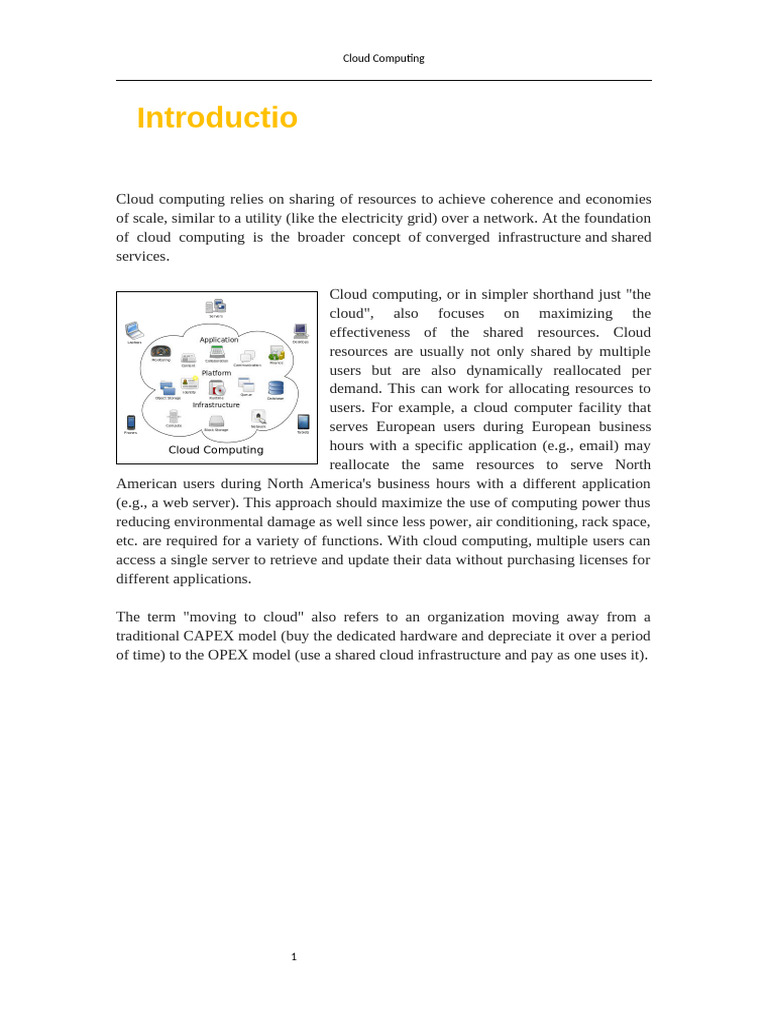 Cloud Computing | PDF | Cloud Computing | Computing