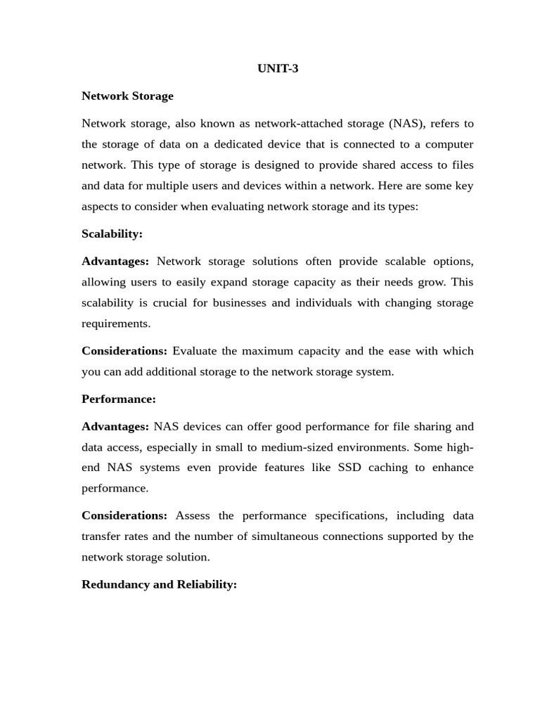 UNIT3-Notes | PDF | Computer Network | Computer Data Storage