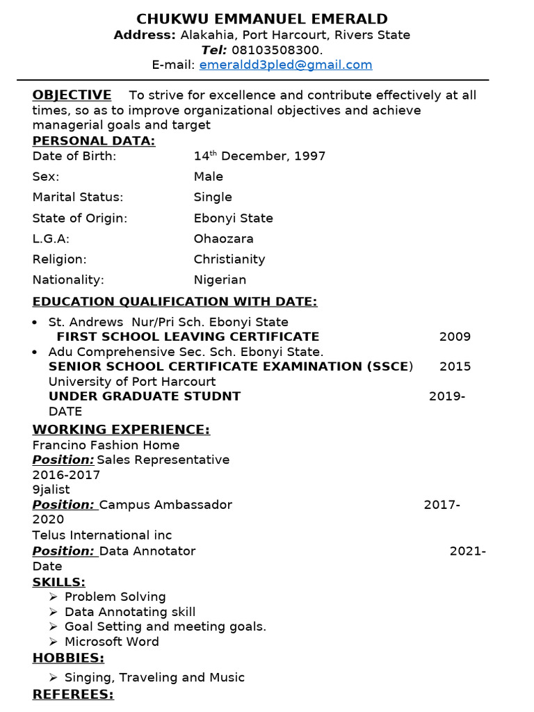 updated cv 3-3 | PDF