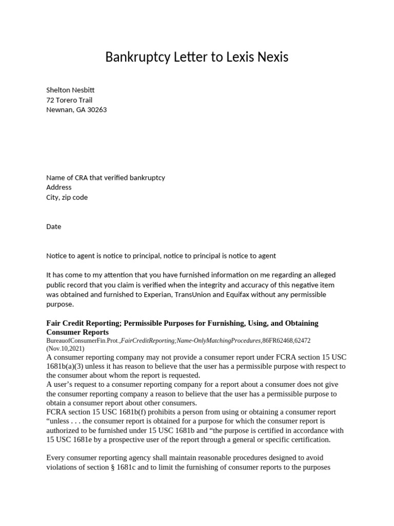 Lexis Nexis Bankruptcy | PDF | Justice | Crime & Violence