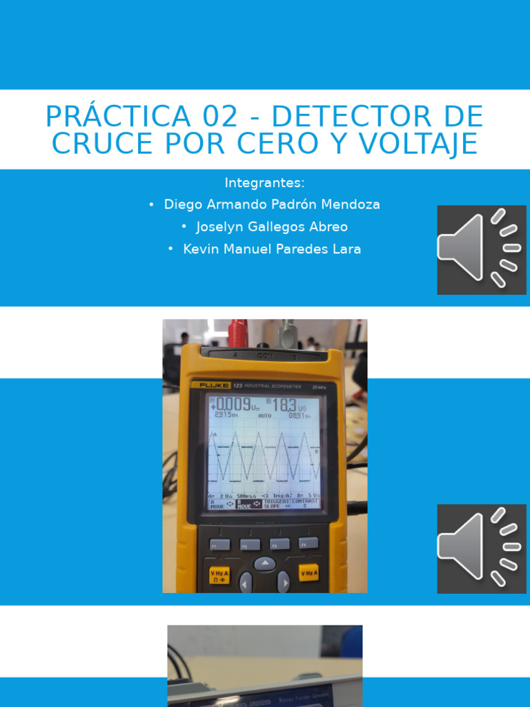 Practica 02 - Detector de Cruce Por Cero y Voltaje | PDF