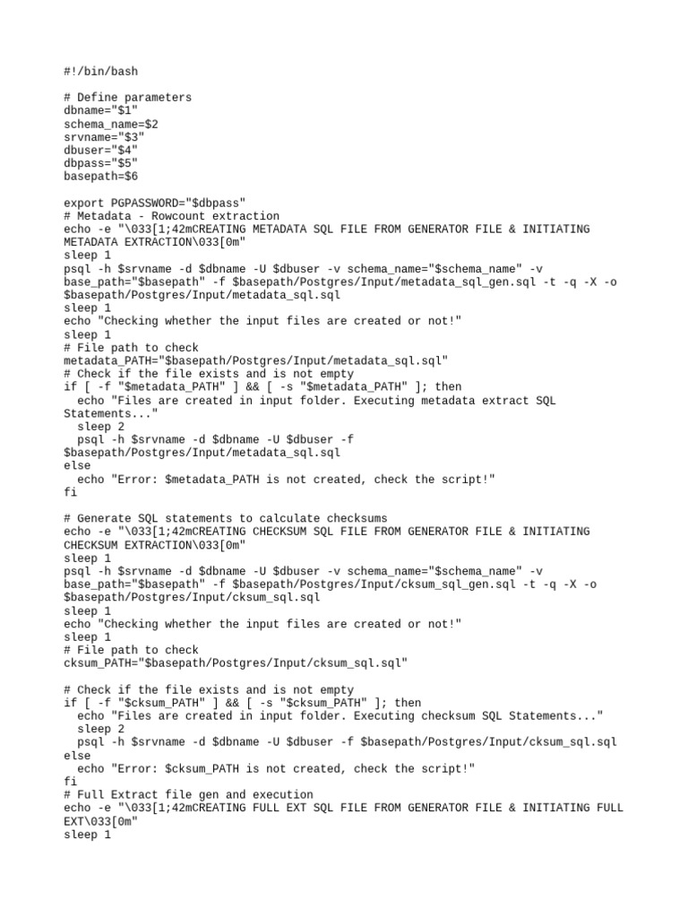 Extract Data From Postgres Using Shell Pdf Postgre Sql Computer File 6863