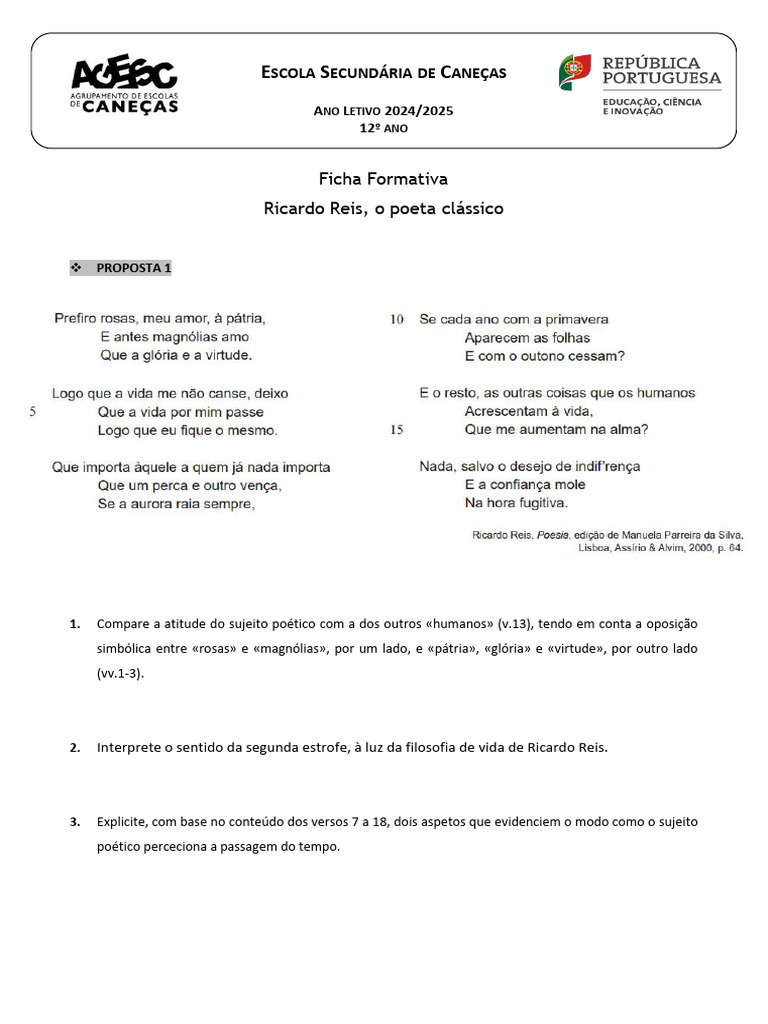 Ficha Formativa | PDF