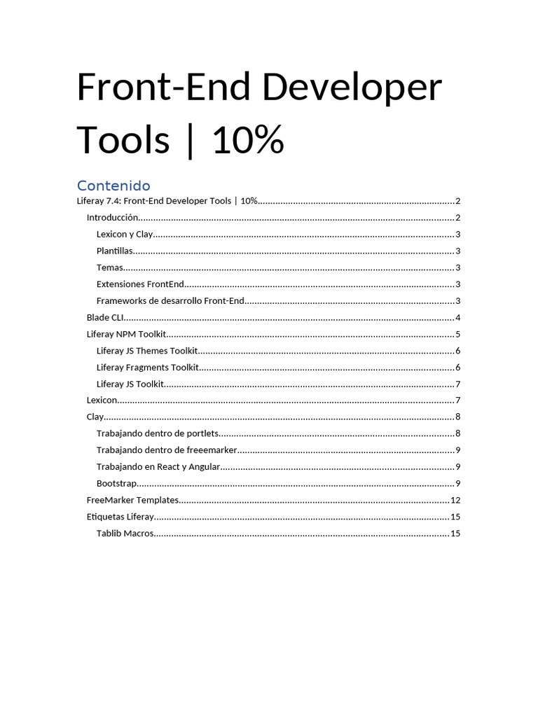 Apuntes - Front-End Developer Tools 10% | PDF | Bootstrap (marco ...