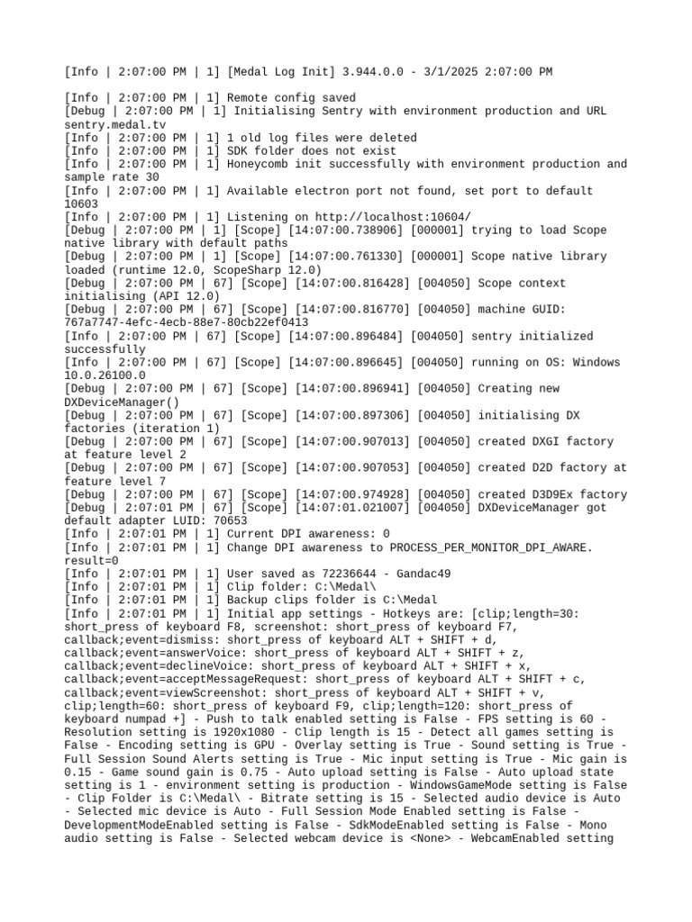Medal Log 20250301 | PDF | Graphics Processing Unit | Computing