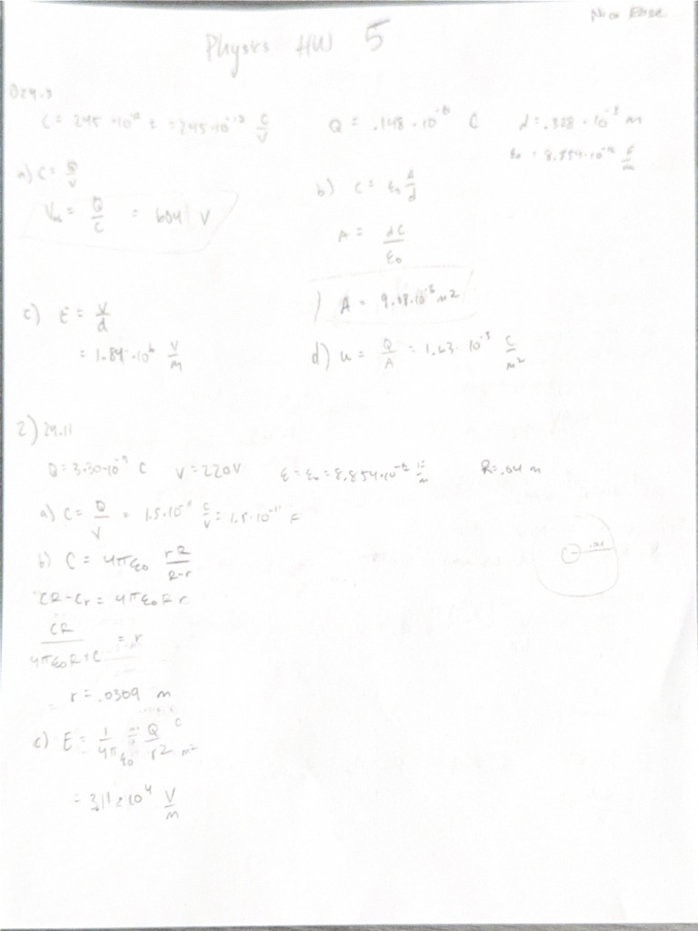 Physics Pset 5 | PDF