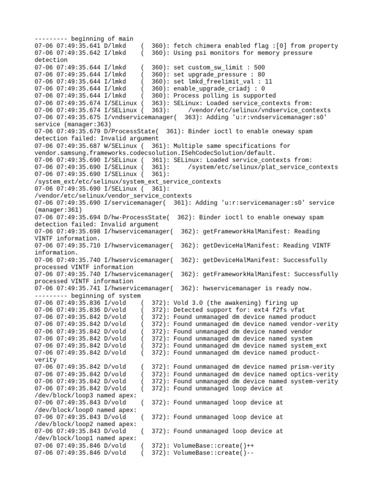 Logcat Home Fota Update Log | PDF | Operating System Technology ...