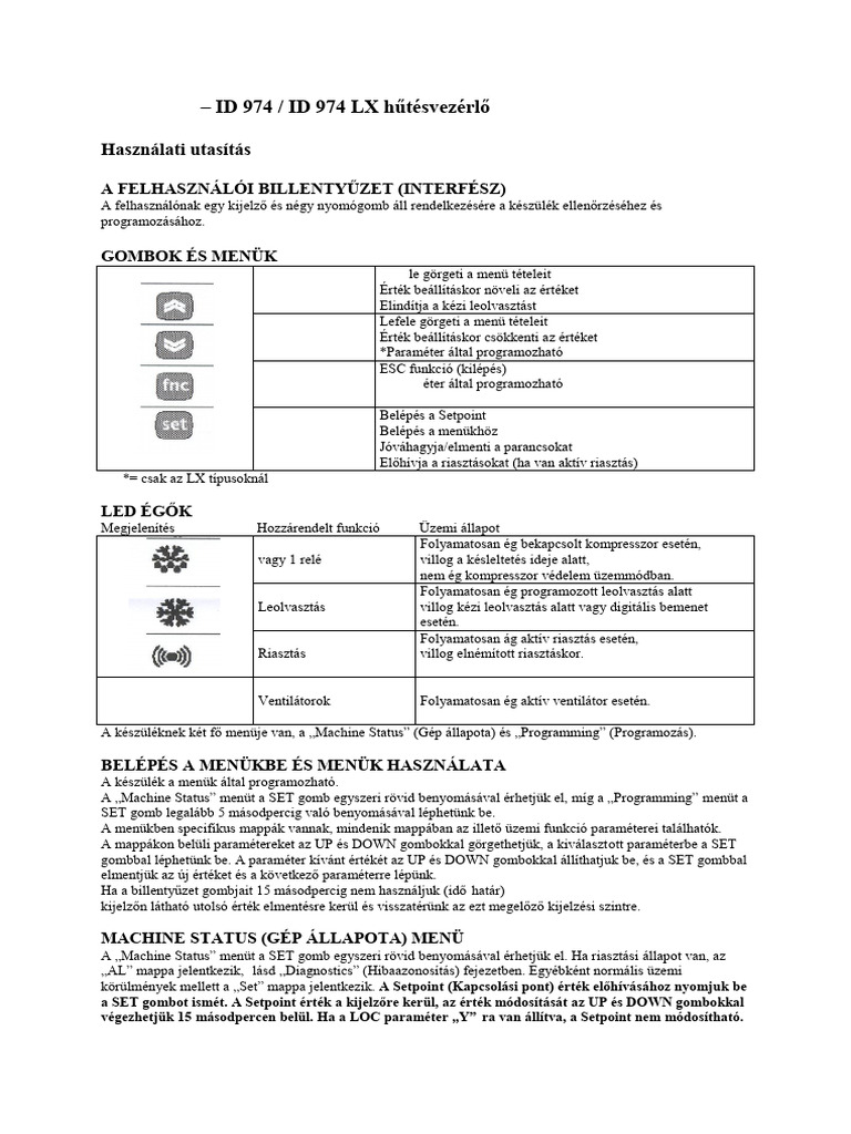 Eliwell ID 974 | PDF
