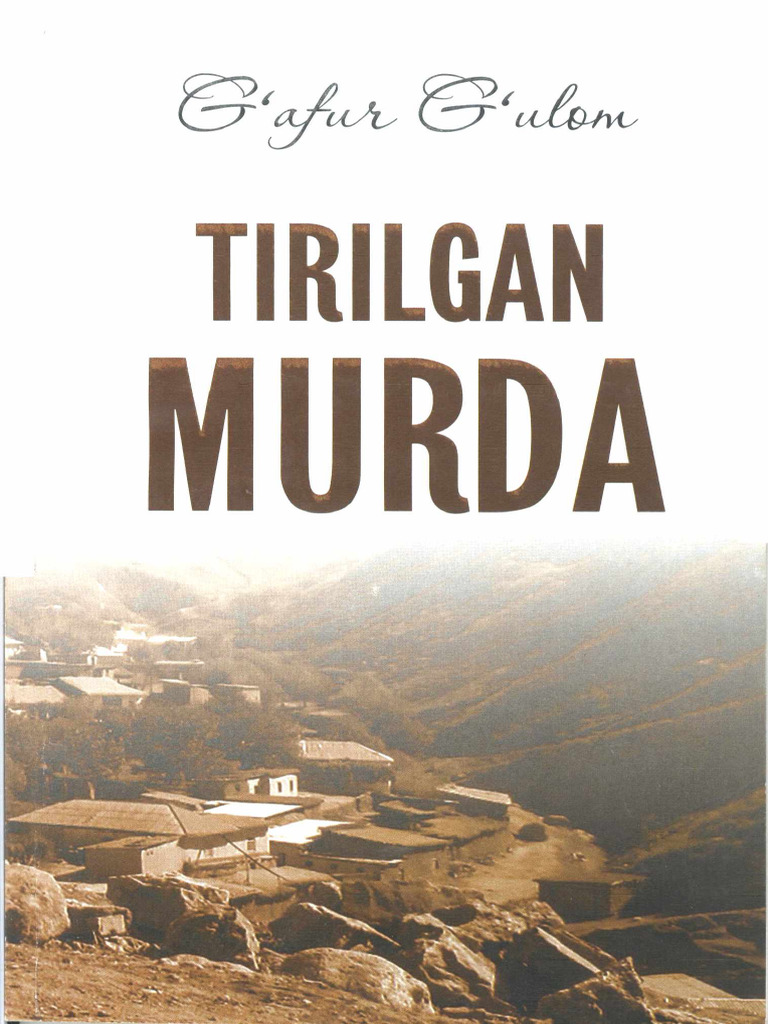 G'Afur G'Ulom - Tirilgan Murda | PDF