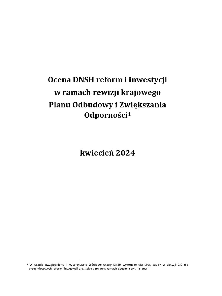 DNSH | PDF