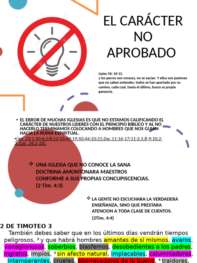 El Caracter No Aprobado | PDF | Pablo el apóstol | Amor