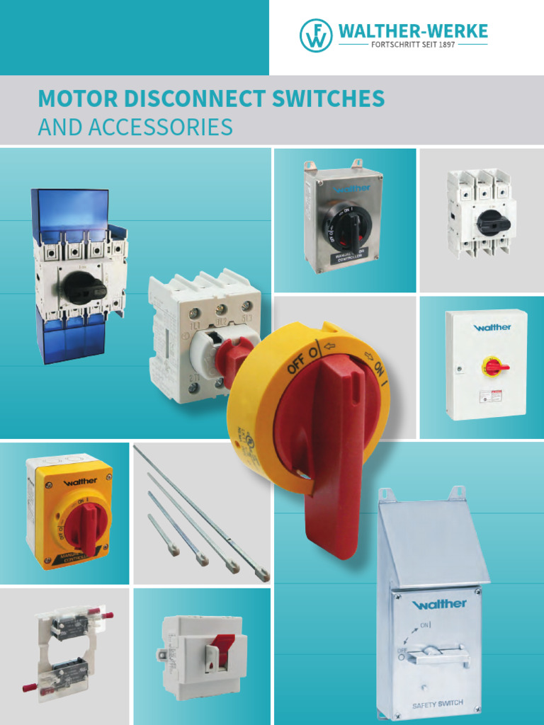 Motor Disconnect Walther Electric 2020 | PDF | Fuse (Electrical) | Switch
