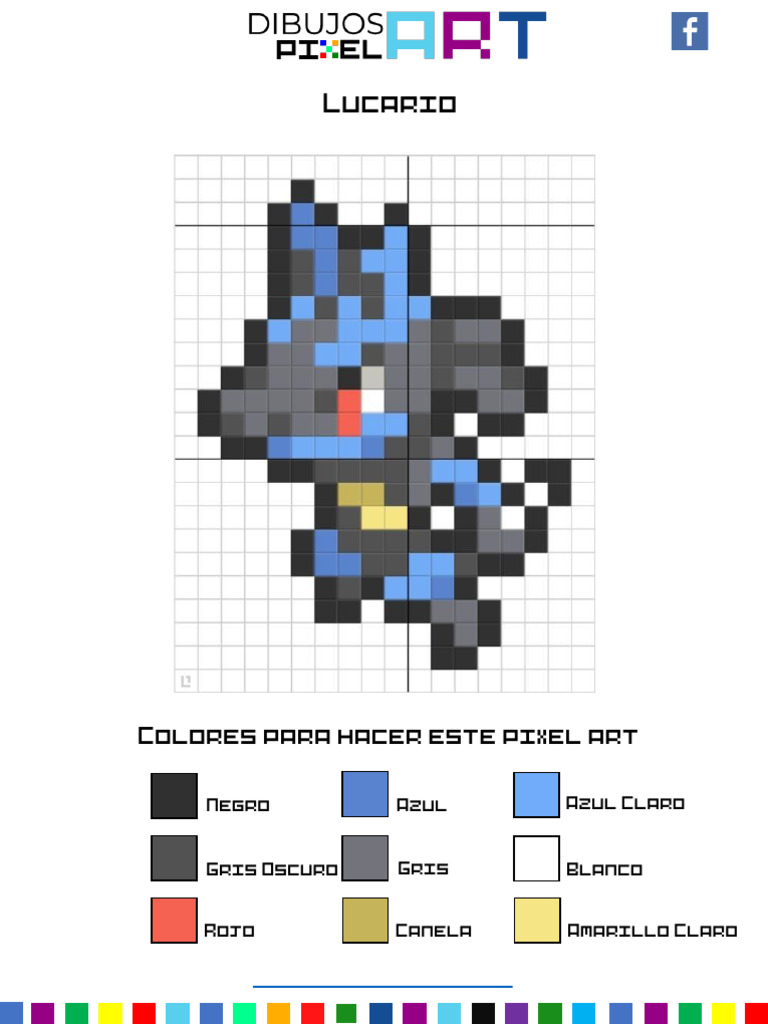Lucario Pixel Art | PDF