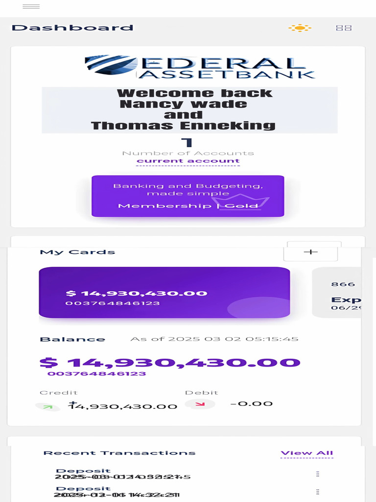 Federal Asset Bank | PDF