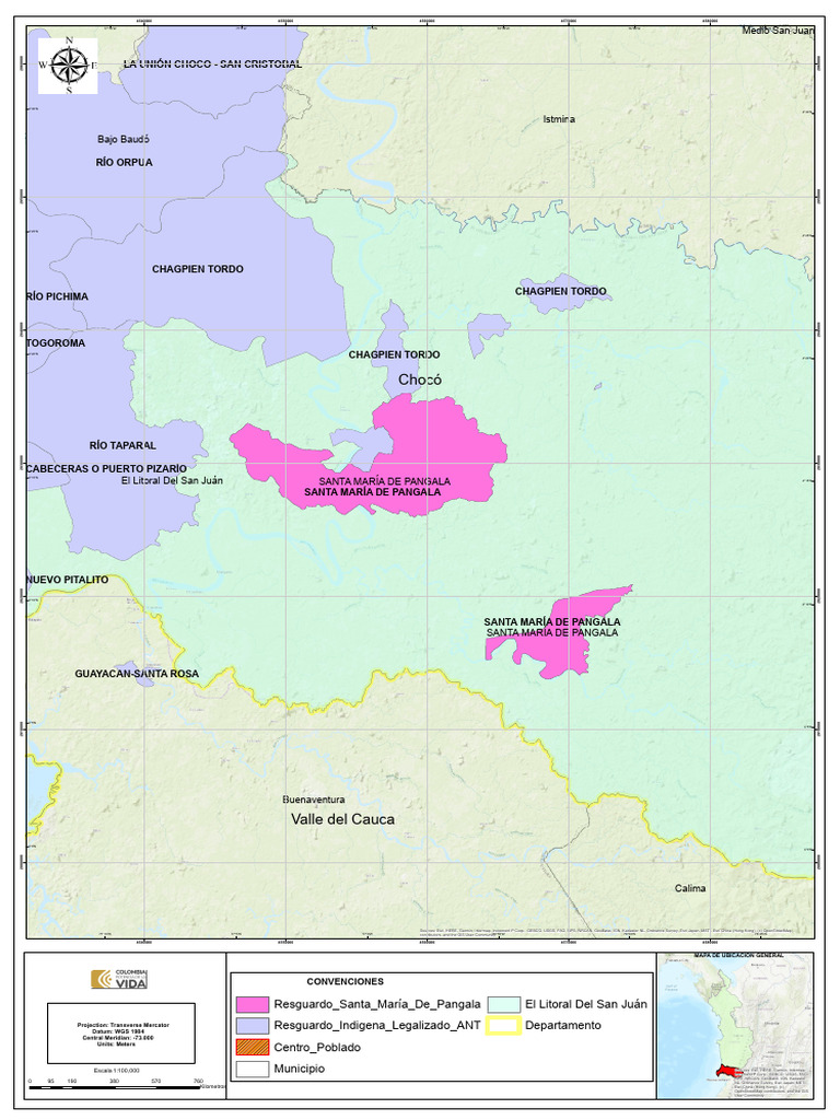 Mapa de Santa María de Pangala | PDF | Tecnología geográfica | Datos ...