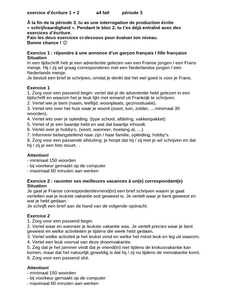 Lettre 1 + 2 23-24 | PDF
