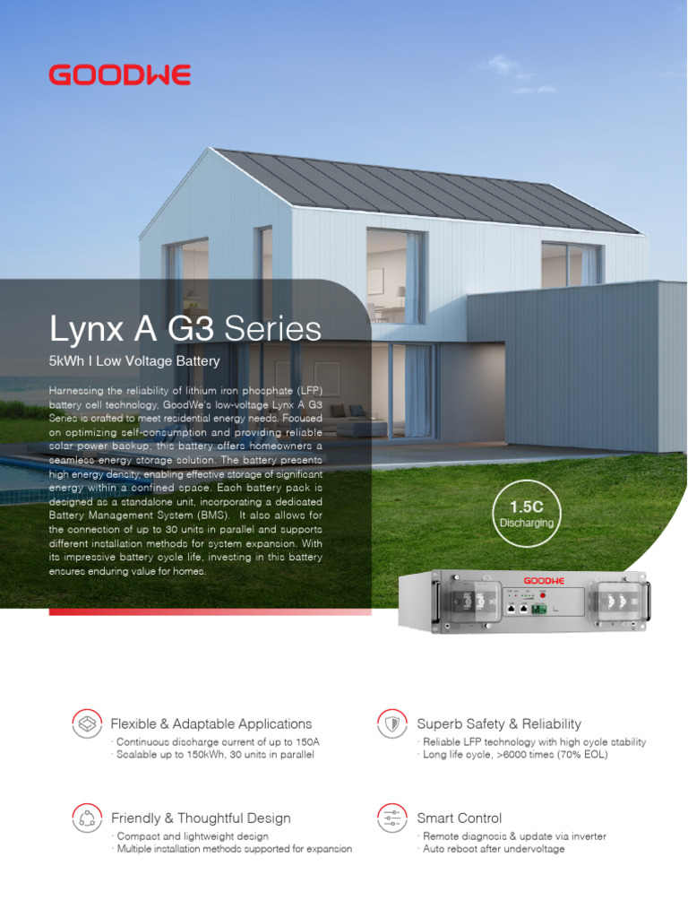 GW - Lynx A G3 - Datasheet EN | PDF | Electric Power | Electrical Engineering