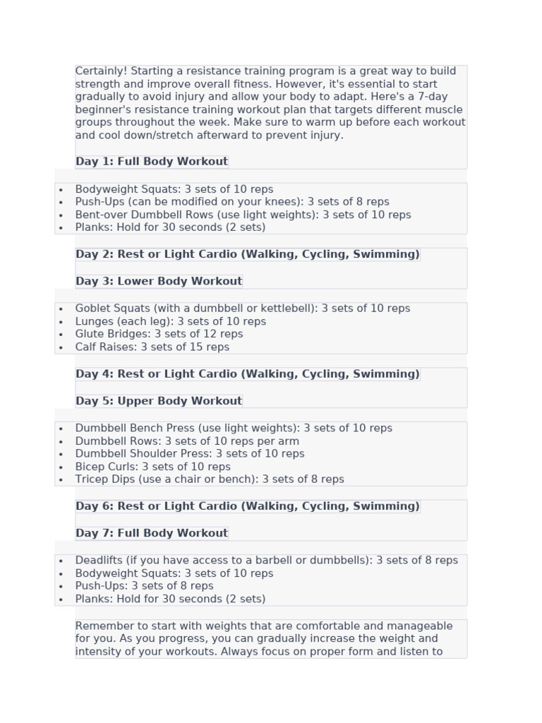 ChatGPT Training | PDF | Strength Training