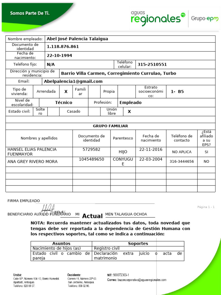 1 Formato Base Datos | PDF | Instituciones sociales